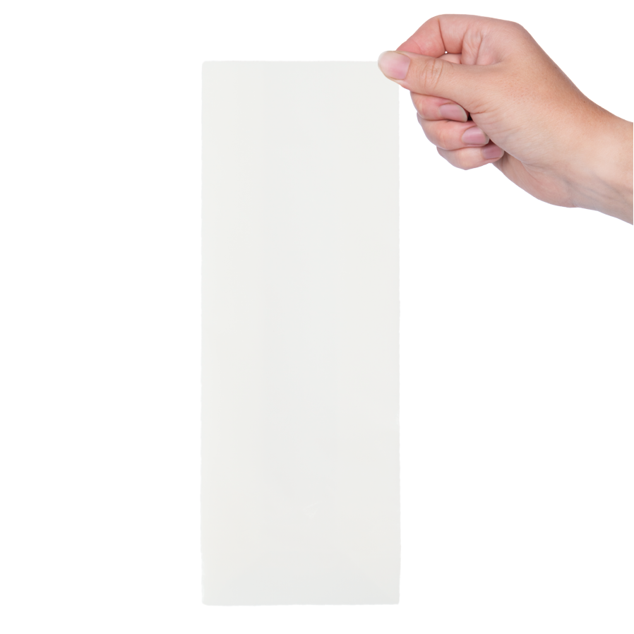 Blokbodemzakjes gekleurd 105 + 65 x 300 mm - wit - per 100 stuks | Blok ...