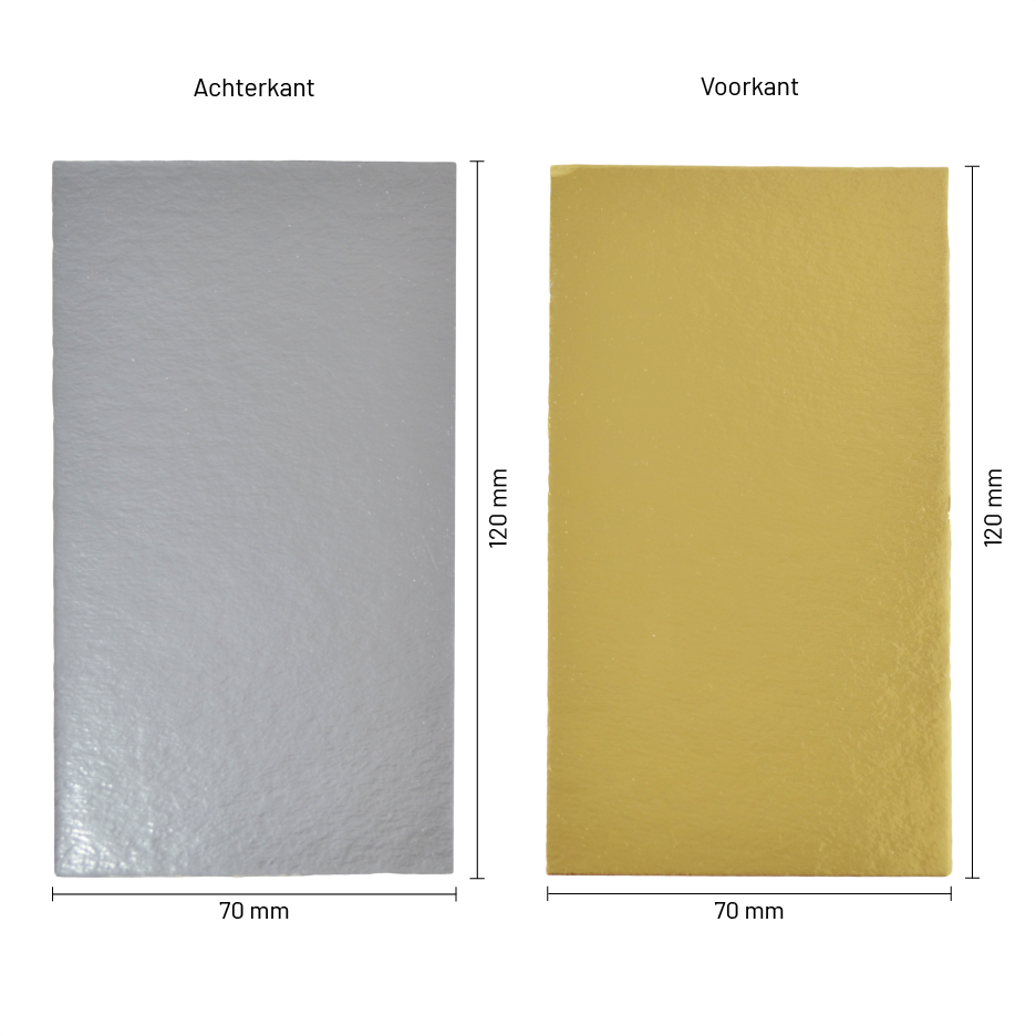 Bodemkarton 120 x 70 mm Voor Blokbodemzakjes | Blok Packaging