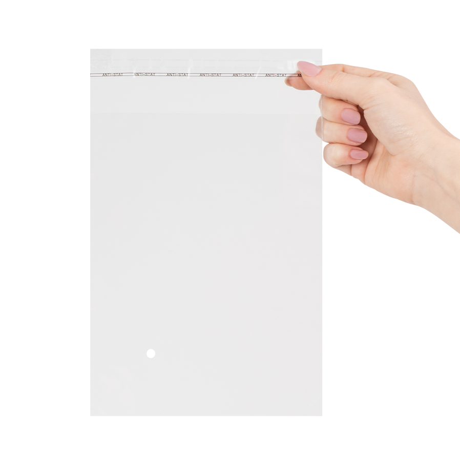 Transparante PP enveloppen 165 x 220 mm (1000 stuks)