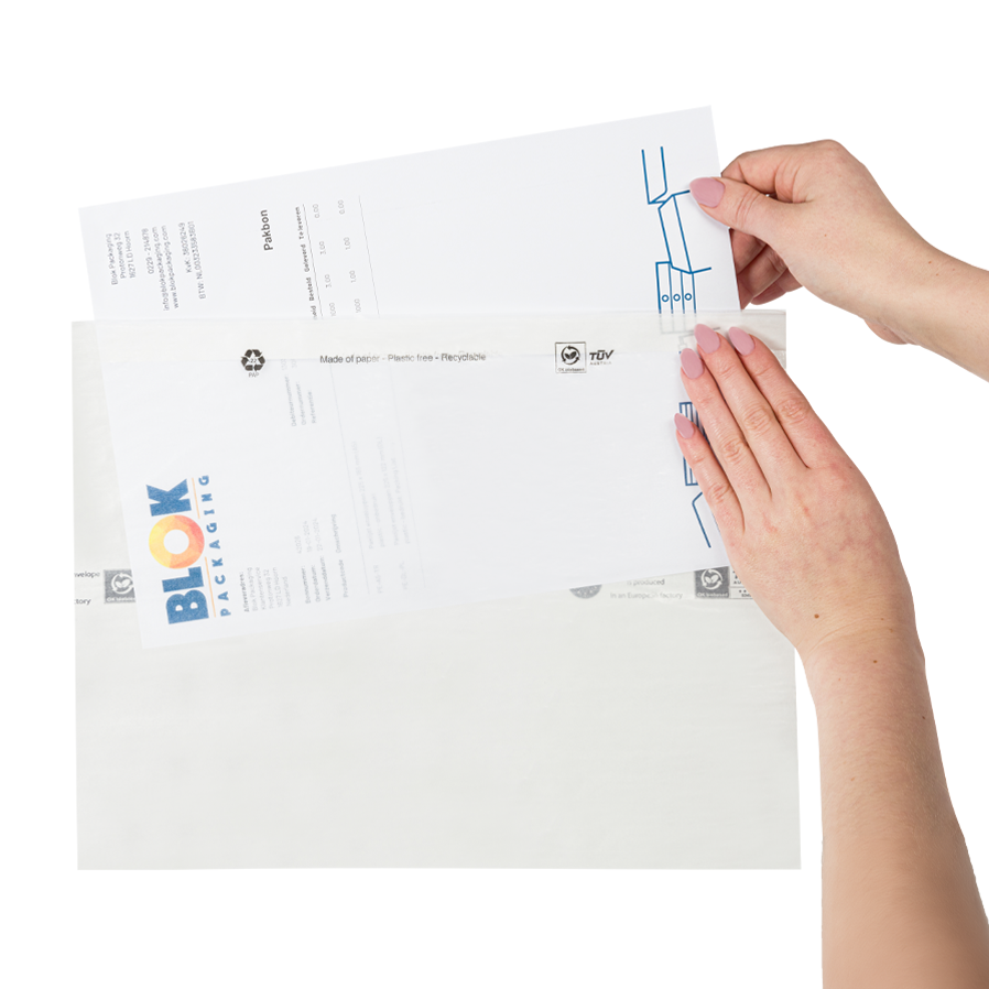 Paklijst Enveloppen A4 papier - Onbedrukt (500 stuks)