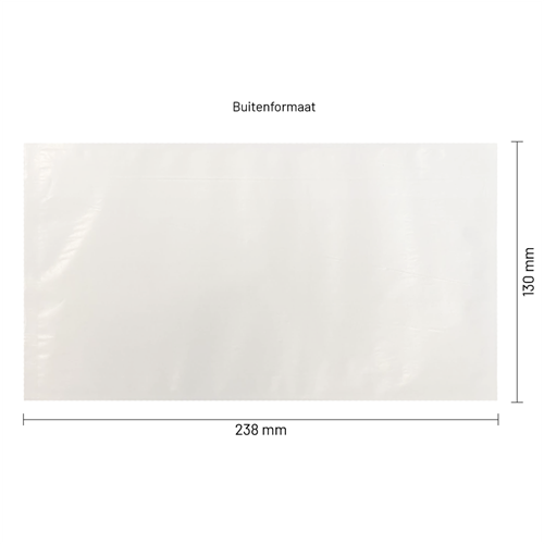Paklijst Enveloppen DL papier - Onbedrukt | Blok Packaging