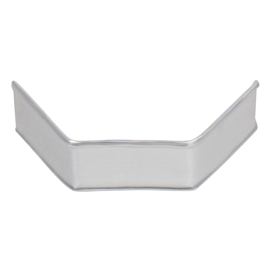 Sluitclips 33 mm zilver (1000 stuks)