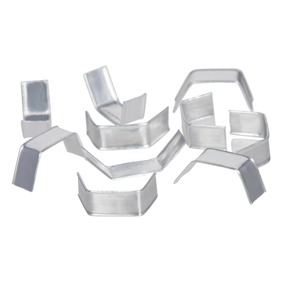 Sluitclips 33 mm zilver (1000 stuks)