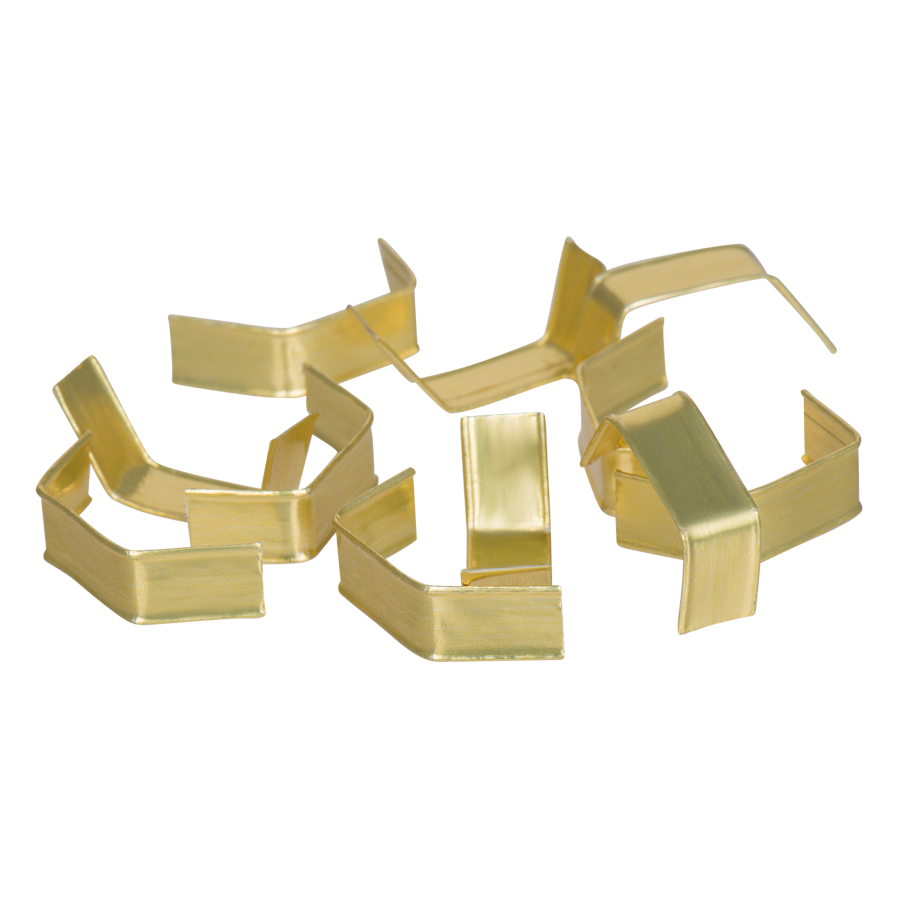 Sluitclips 40 mm goud (1000 stuks)